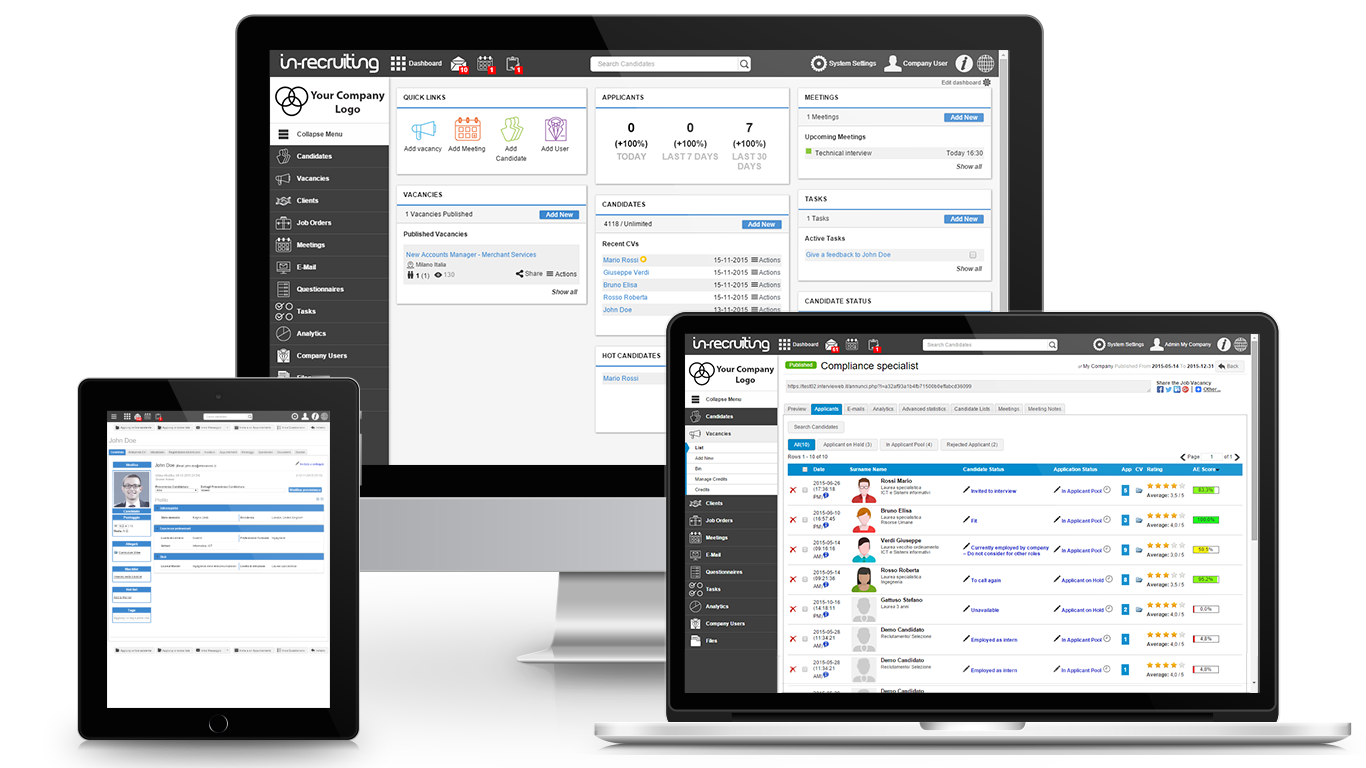 Applicant Tracking System - Recruiting Software | Inrecruiting