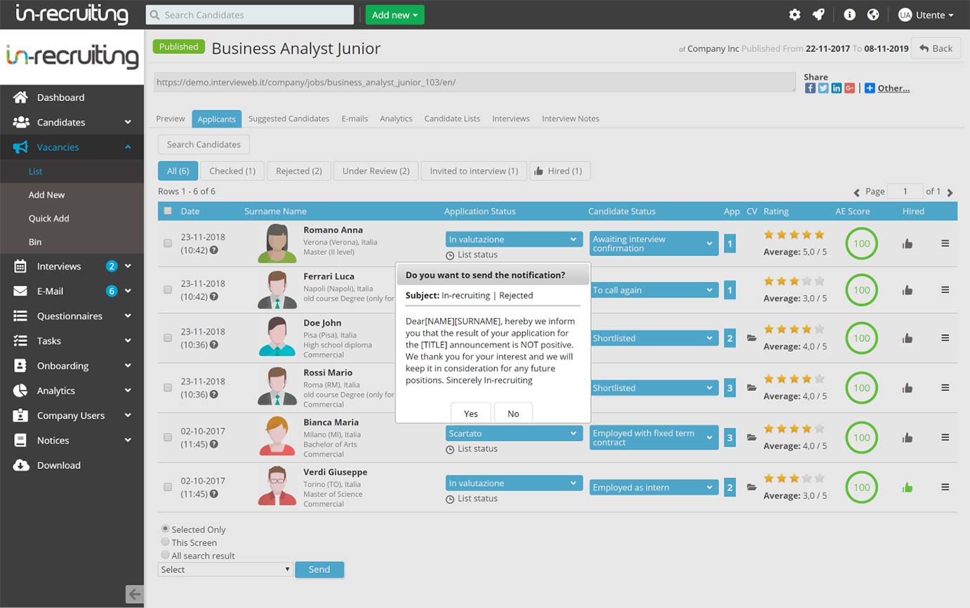 Applicant Tracking System Features: Complete Recruitment Management ...