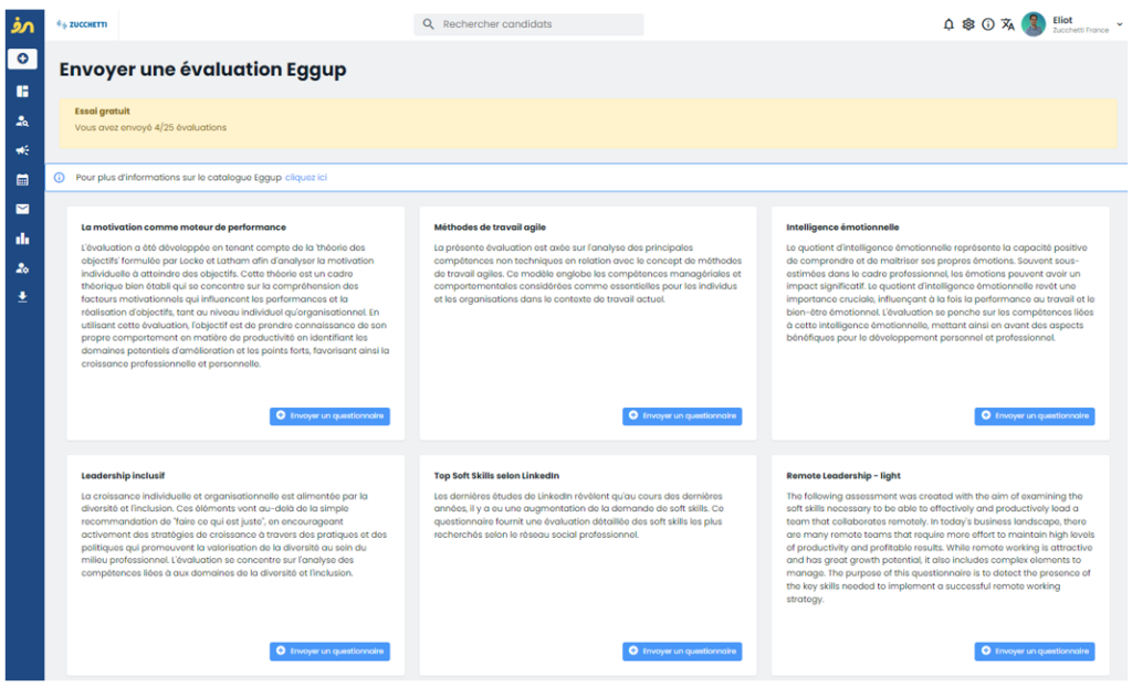 Nouvelle intégration : Avec Eggup, analysez les soft skills de vos candidats depuis Inrecruiting ...